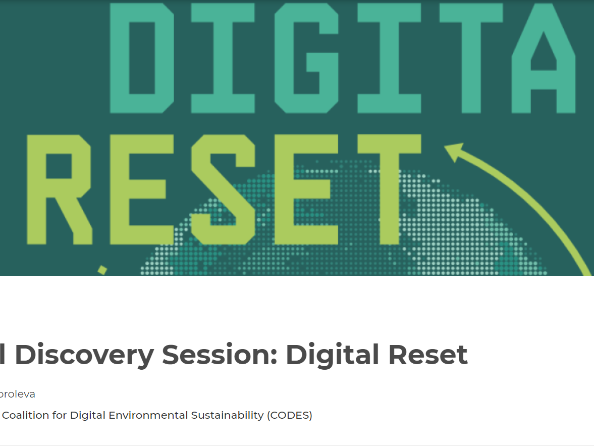 Events - D4S - digitalization for sustainability